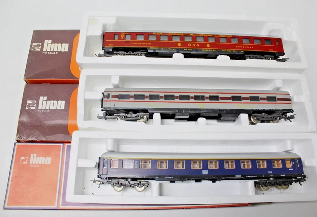 LIMA HO / OO Gauge Mixed International Coaches Joblot - Boxed £18.00 - PicClick UK