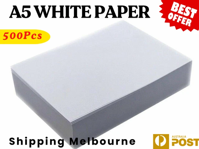 A5 PRINTER PAPER White 80gsm 500 Sheets Office Copy See $35.00 ...