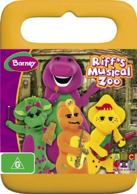 BARNEY THE DINOSAUR DVD & Friends Riff's Musical Zoo - TV Series ABC ...