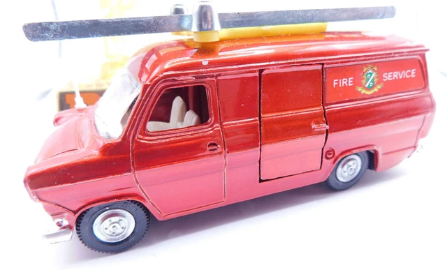DINKY TOYS 271 * Ford Transit Van * Fire Service * 1976 * 1:43 * Ovp ...