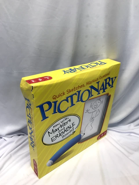 MATTEL GAMES -PICTIONARY [New] Board Game Quick-Draw Guessing Family ...