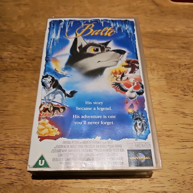 BALTO - ANIMATED - PAL VHS Video Tape Kids movie £3.32 - PicClick UK