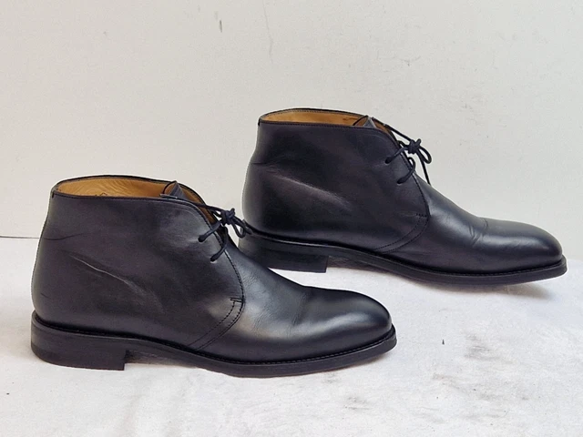 HERRING SHOES MADE in Portugal men ankle Boots Leather Black UK 8 EU 42 ...