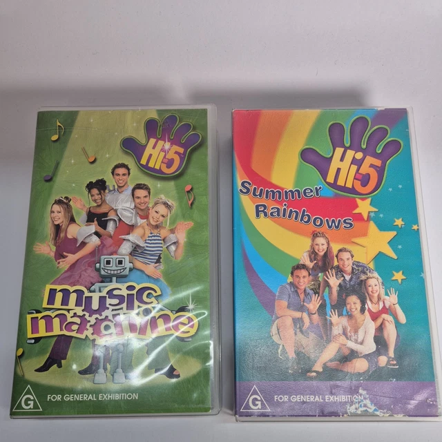 HI-5: SUMMER RAINBOWS (VHS, 1999) PAL, + Hi-5 Music Machine (VHS, 2000 ...