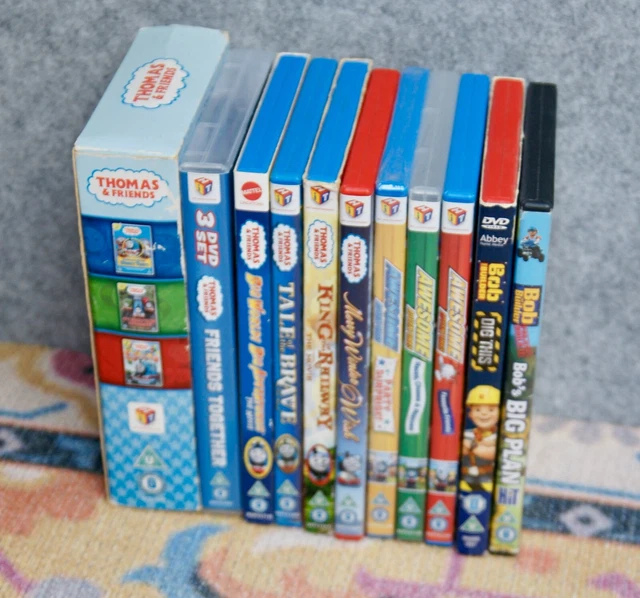 15 THOMAS THE Tank Engine, Fireman Sam & Bob the Builder DVD'S ...