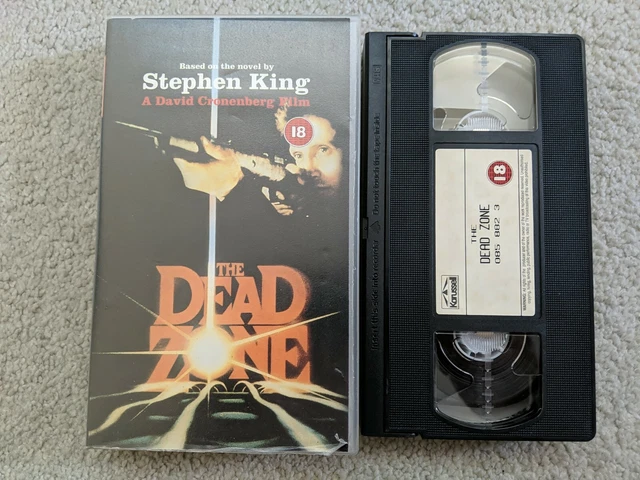 THE DEAD ZONE UK PAL VHS Cassette Movie Film Video Tape 1991 Stephen ...
