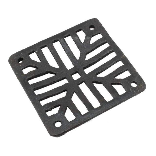 SQUARE HEAVY DUTY Outside Drain Grate Gully Grid Cover 5" 6" 7" 8" 9 ...