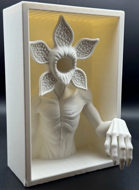 DEMOGORGON STRANGER THINGS 3D Shadow Box Book Nook Bookshelf Decor ...