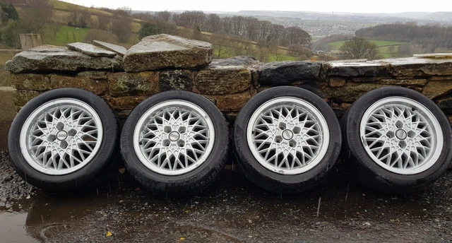 RARE VW GOLF MK2 GTI 16V BBS RA Alloy wheels with tyres £150.00 ...