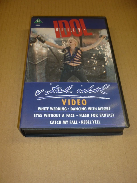 BILLY IDOL VITAL Idol Vhs Video Big Box Version £50.00 - PicClick UK