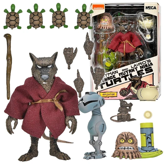 FIGURA NECA SPLINTER Mirage Comics Teenage Mutant Ninja Turtles in ...
