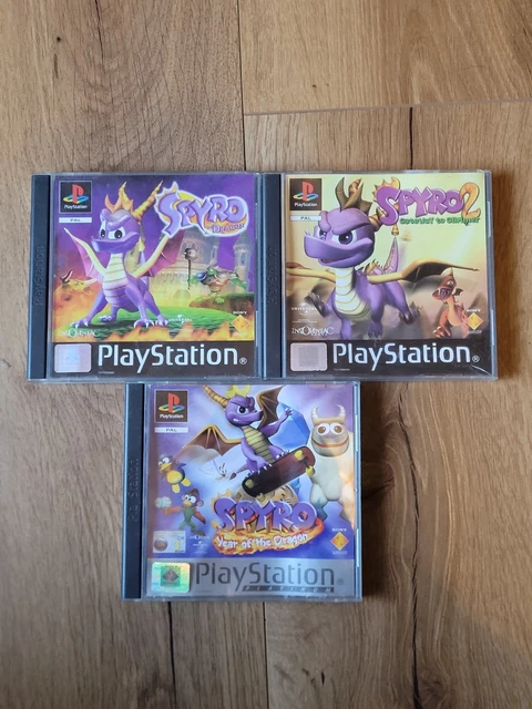 SPYRO ORIGINAL TRILOGY PlayStation 1. Spyro 1, 2 And 3 £52.70 - PicClick UK