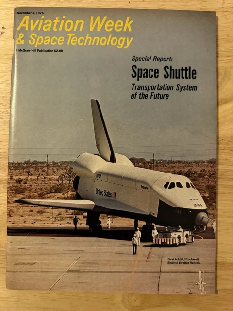 AVIATION WEEK SPACE Technology First NASA Rockwell Shuttle Orbiter ...