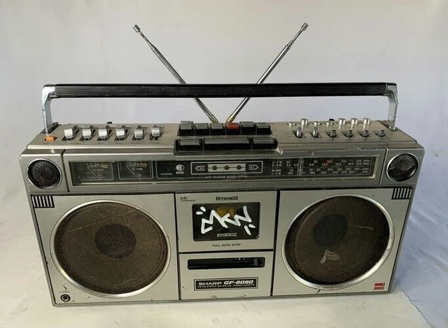 SHARP GF-9090 VINTAGE Boombox Ghettoblaster Radio - Spares and Repairs ...
