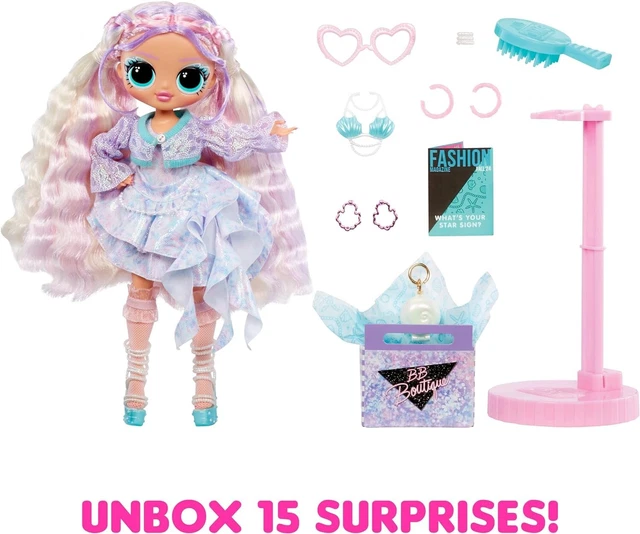 LOL SURPRISE OMG Pearla Fashion Doll with 15 Surprises Including ...