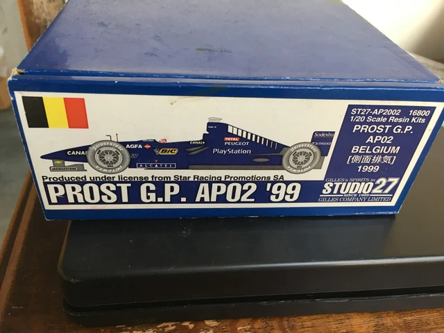 STUDIO27 1/20 PROST Ap02 Formula 1 Belgium Gp 1999 (Panis, Trulli) £156 ...