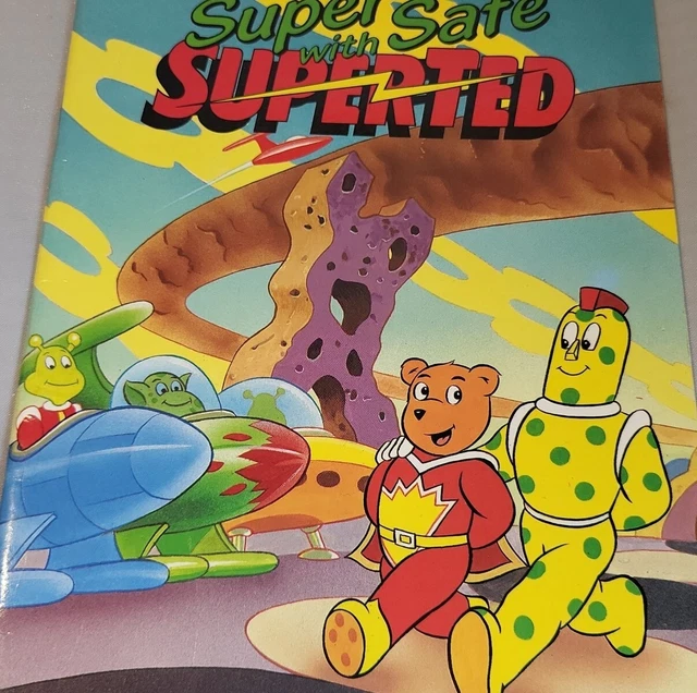 SUPERTED BOOK - MIKE YOUNG SPOTTY MAN SUPER TED 80S Vintage Retro 1986 ...