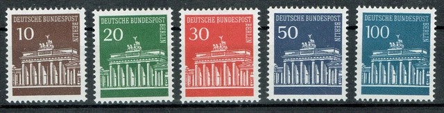 BERLIN MINR 286 - 290 Brandenburger Tor postfrisch ** EUR 1,00 ...