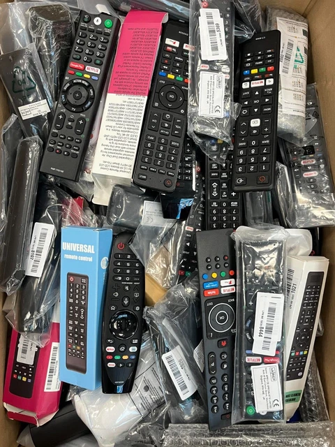 JOB LOT TV Dvd Remote Controls Assorted Wholesale X50 £24.99 - PicClick UK
