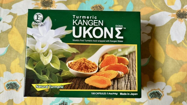 TURMERIC KANGEN UKON Sigma Enagic Supplement 100 capsules £20.00 ...