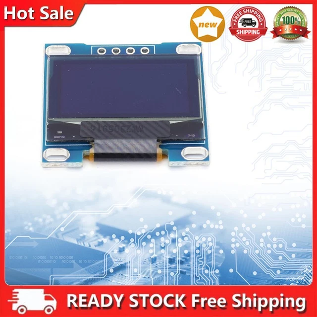 OLED DISPLAY MODULE 4 Pin DC 3.3-5V SSD1306 Mini Screen Board 128*64 ...