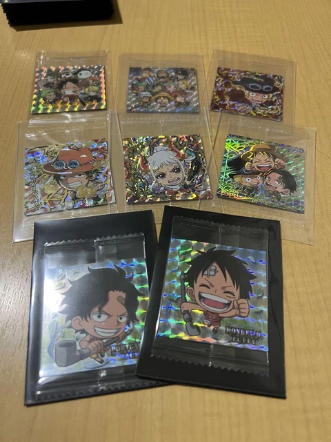ONE PIECE GREAT Pirate Seal Wafer Log.1234567 from japan Rare F/S Good ...
