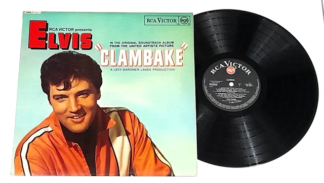 ELVIS PRESLEY'S CLAMBAKE Soundtrack album SF 7917 STEREO RED SPOT EX- £ ...
