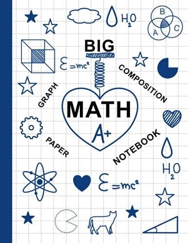 BIG MATH NOTEBOOK Graph Paper Compo..., Graph Paper, Pe EUR 9,51 ...