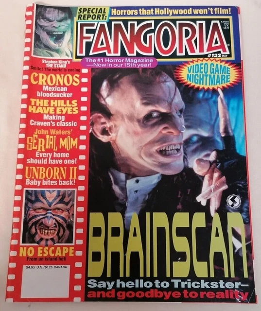 MAGAZINE - FANGORIA Horror Magazine #132 May 1994 Cronos Brainscam The ...
