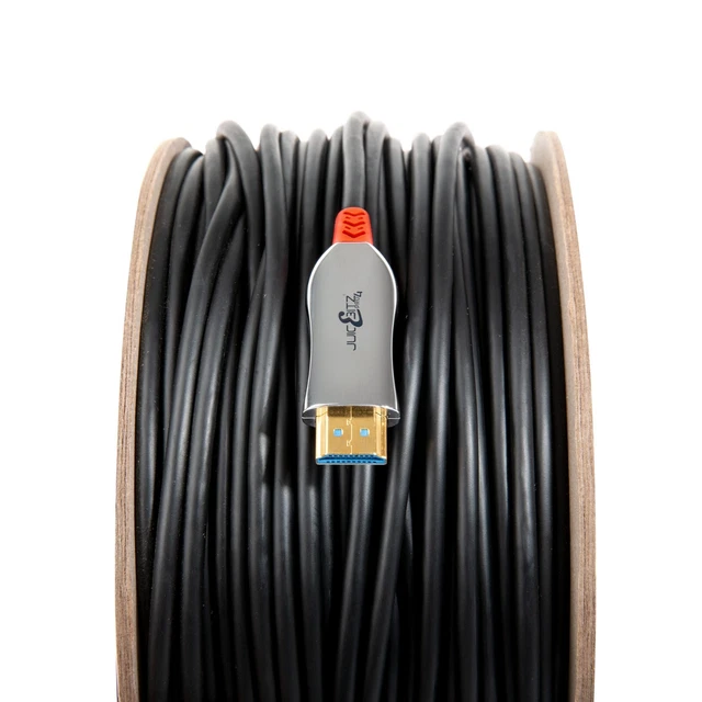 EXTRA LONG SLIM Fibre Optic HDMI Cable 4k Active Ultra HD 2160p for ...
