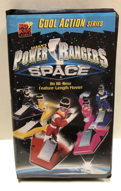 VINTAGE MIGHTY MORPHIN Power Rangers in Space (VHS, 1999) - TESTED Toy ...