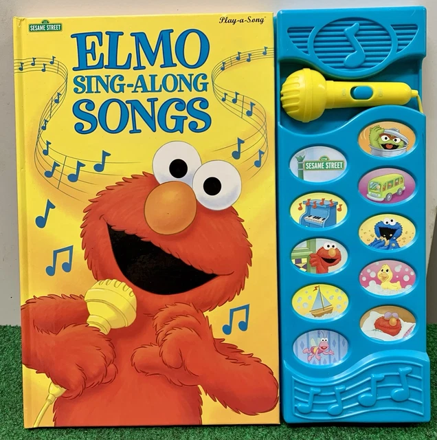 SESAME STREET ELMO Sing-Along Songs Play-A-Song Music Pop-Up Book ...