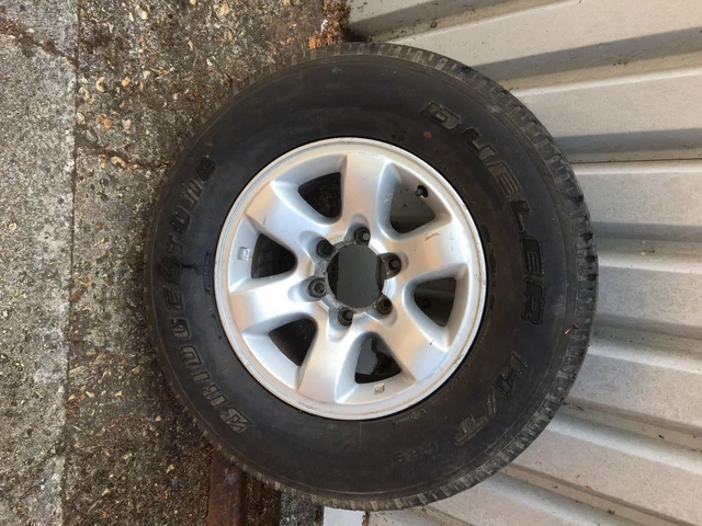NISSAN PATROL Y61 alloy wheel & Bridgestone Dueler tyre, 265/70 R16 £75 ...
