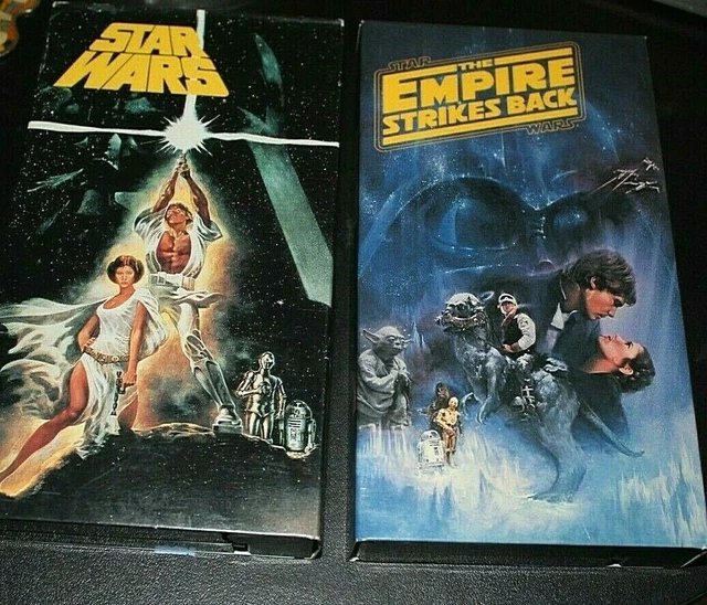 STAR WARS VHS Lot CBS Fox Empire Strikes Back Tested Movie -NN ^ $34.94 ...