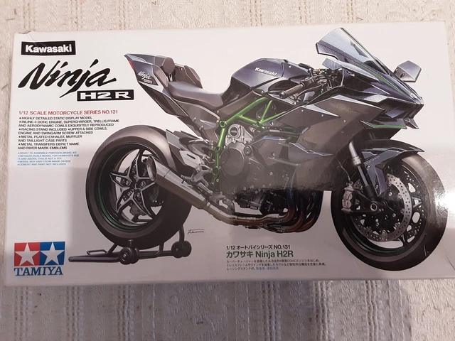 TAMIYA KAWASAKI NINJA H2R 1:12 Scale Motorcycle Kit (14131) - parts sealed £27.50 - PicClick UK