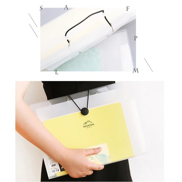 CLEAR FILE FOLDERS Plastic with Snap Closure Document Pocket Holder $29 ...