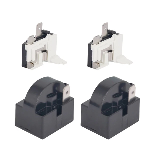 QP2-4.7 STARTER RELAY & 6750C-0005P Overload Protector Set for 1/4HP ...