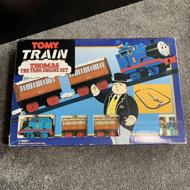 VINTAGE 1992 TOMY Train Thomas The Tank Engine Set With Box Read ...