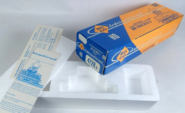 ROCO 4128 A LEERKARTON E-Lok BR 169 002-3 Spur H0 OVP HO Leerverpackung ...