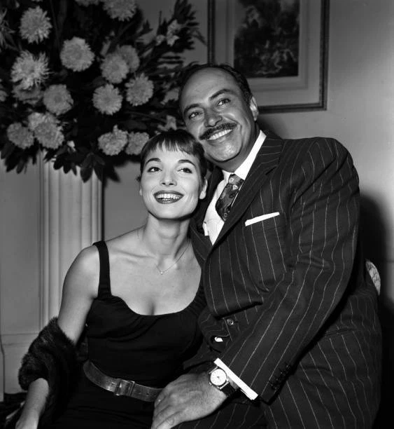 ELSA MARTINELLI IS pictured with actor Pedro Armendariz 1950s Old Photo ...