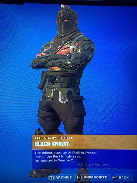OG FN ACC 40+ skin Black Knight, Twitch Prime Pack, Jon Wick, Spider ...