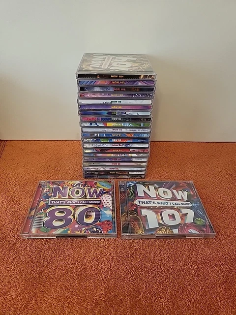 NOW THAT'S WHAT I Call Music CD's - Now - 80 - 107 - (22 Double CD ...