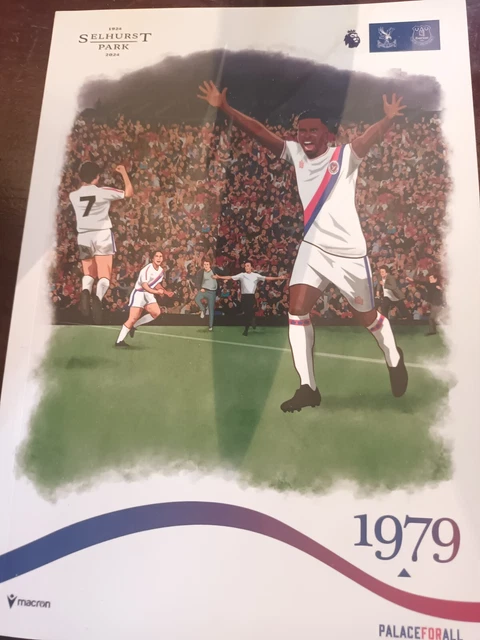 CRYSTAL PALACE V Everton Official match programme EPL 15th February ...