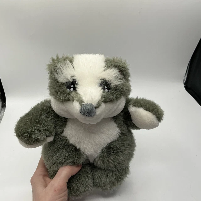 RARE THE ANIMALS Of Farthing Wood Badger 1992 BBC Hornby Soft Plush Toy ...