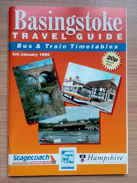 STAGECOACH HAMPSHIRE BUS Winter 1995 Bus & Train Timetable ...