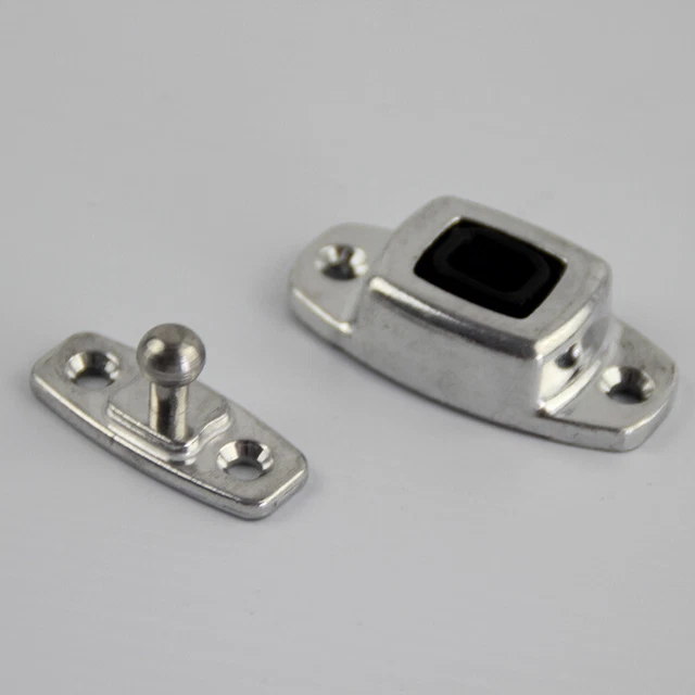 HEAVY DUTY CARAVAN Van Exterior Door Retainer and Catch Aluminum Small ...