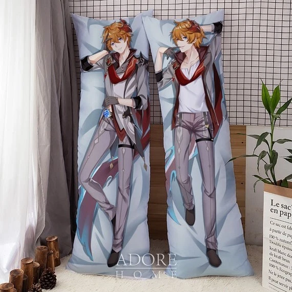 原神 GENSHIN IMPACT Tartaglia Childe Anime Hugging Body Pillow Case Cover ...
