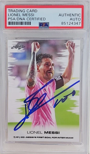 2023 SIGNÉ LIONEL Messi Inter Miami Argentine LMB-1 PSA/ADN EUR 1.101 ...
