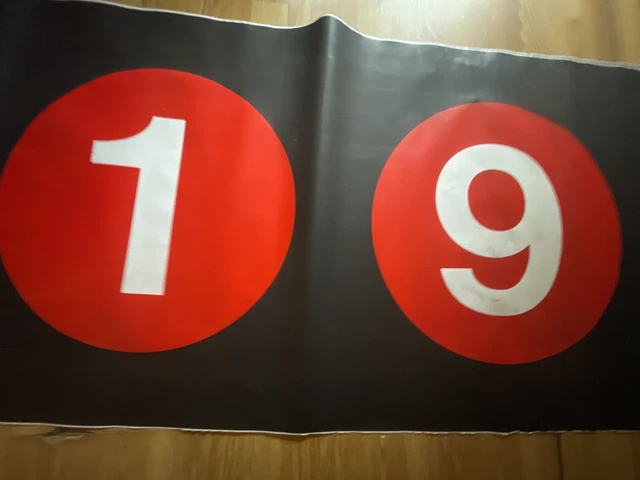 VINTAGE MTA NYC Subway R62A End Route Roll Sign 1988 $220.00 - PicClick