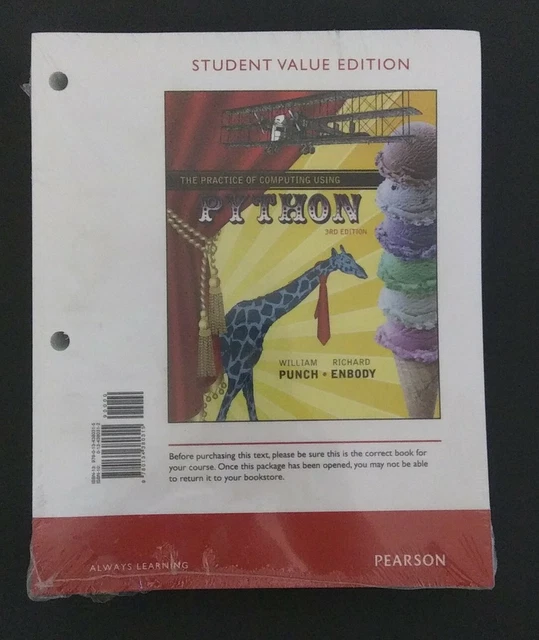 PRACTICE OF COMPUTING Using Python, the, Student Value Edition by ...